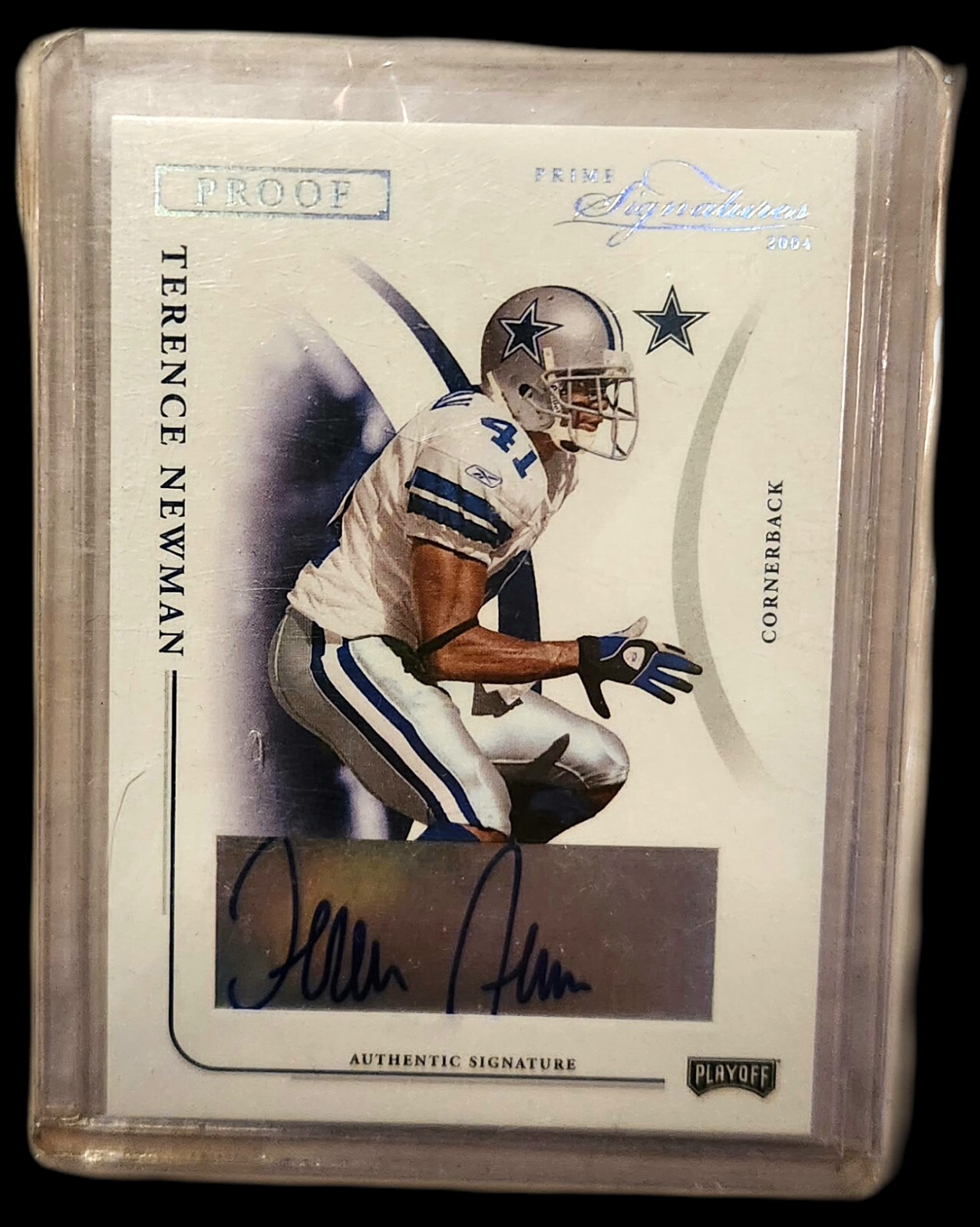 Playoff Prime Signatures Terence Newman Autograph #'D22/41 | eBay