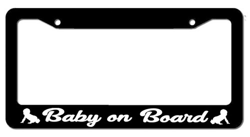 Baby on Board Safety First Funny Minivan SUV License Plate Frame | eBay