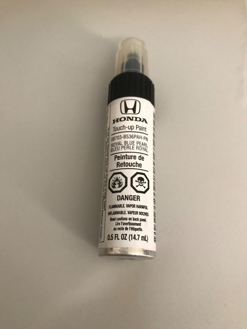 OEM Honda Touch-up Paint Color B536p Royal Blue Pearl 08703-b536pah-pn ...