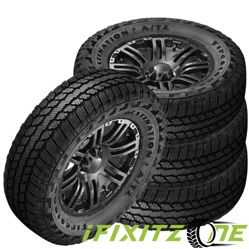 4 Firestone Destination AT/2 225/65R17 102H Tires, All Terrain, 3PMSF ...