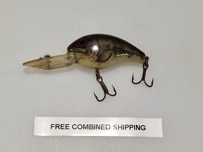 Vintage Rebel Deep Wee R 2" Crankbait Naturalized Baby Bass Good ...