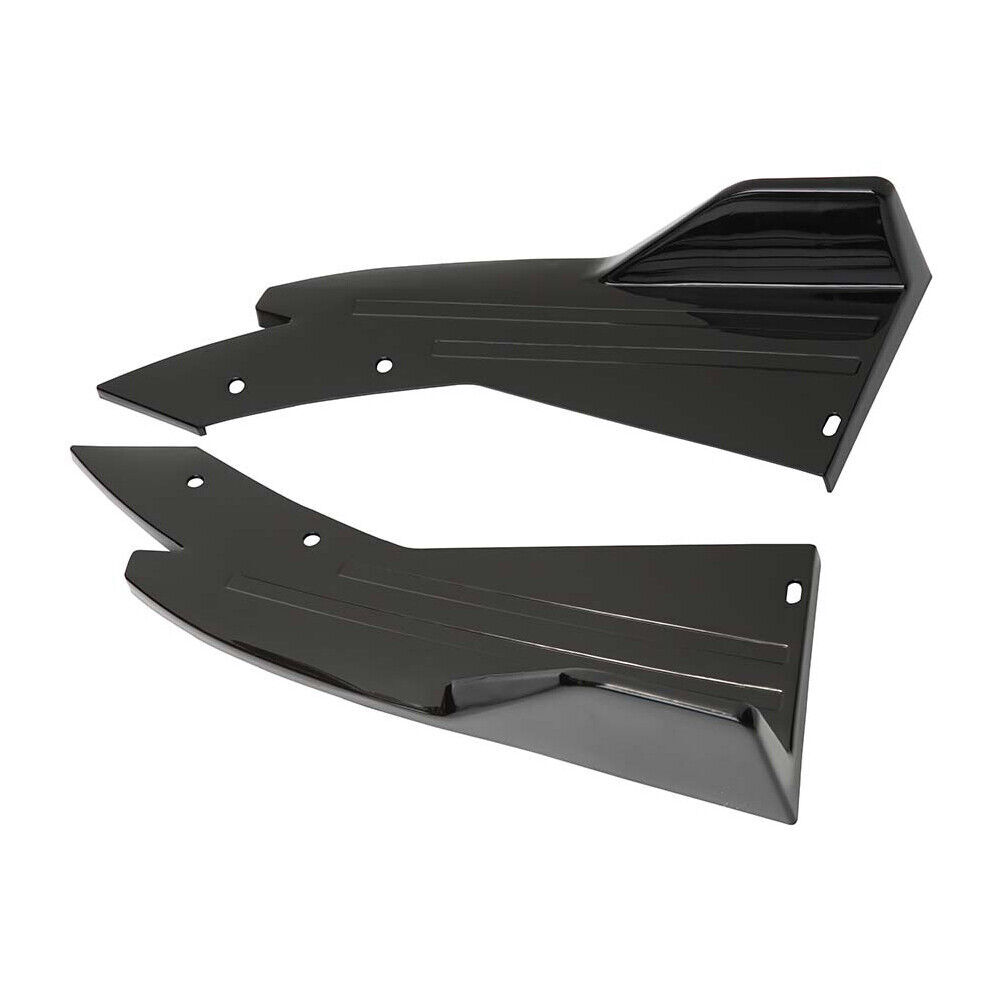 For Chevrolet Chevy S10 Gloss Black Front Bumper Lip Splitter Spoiler+ ...
