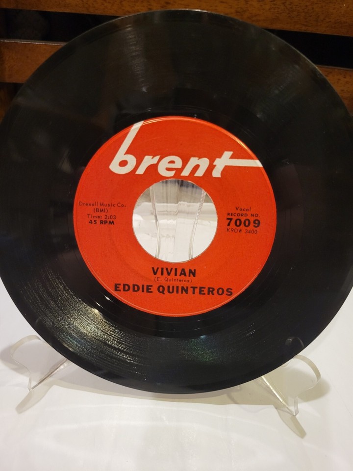 Eddie Quinteros - Come Dance With Me / Vivian 45 RPM 7" Single Brent ...