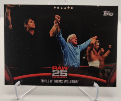 2018 Topps WWE Then Now Forever 25 Years of RAW #RAW-21 Triple H Forms ...