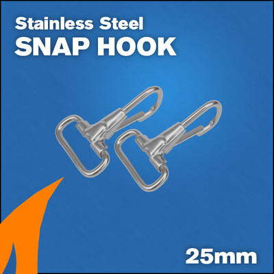 2 x Bimini Snap Hook boat canopy fitting stainless steel 316 | eBay ...