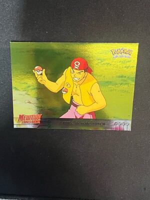 Pokemon Topps 10 Battle Before Lunch Holo Mewtwo Strikes Light Play ...