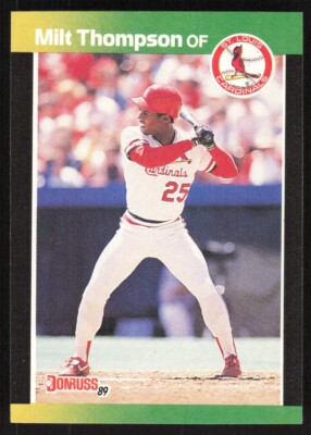1989 Donruss Baseball's Best Milt Thompson #212 St. Louis Cardinals | eBay