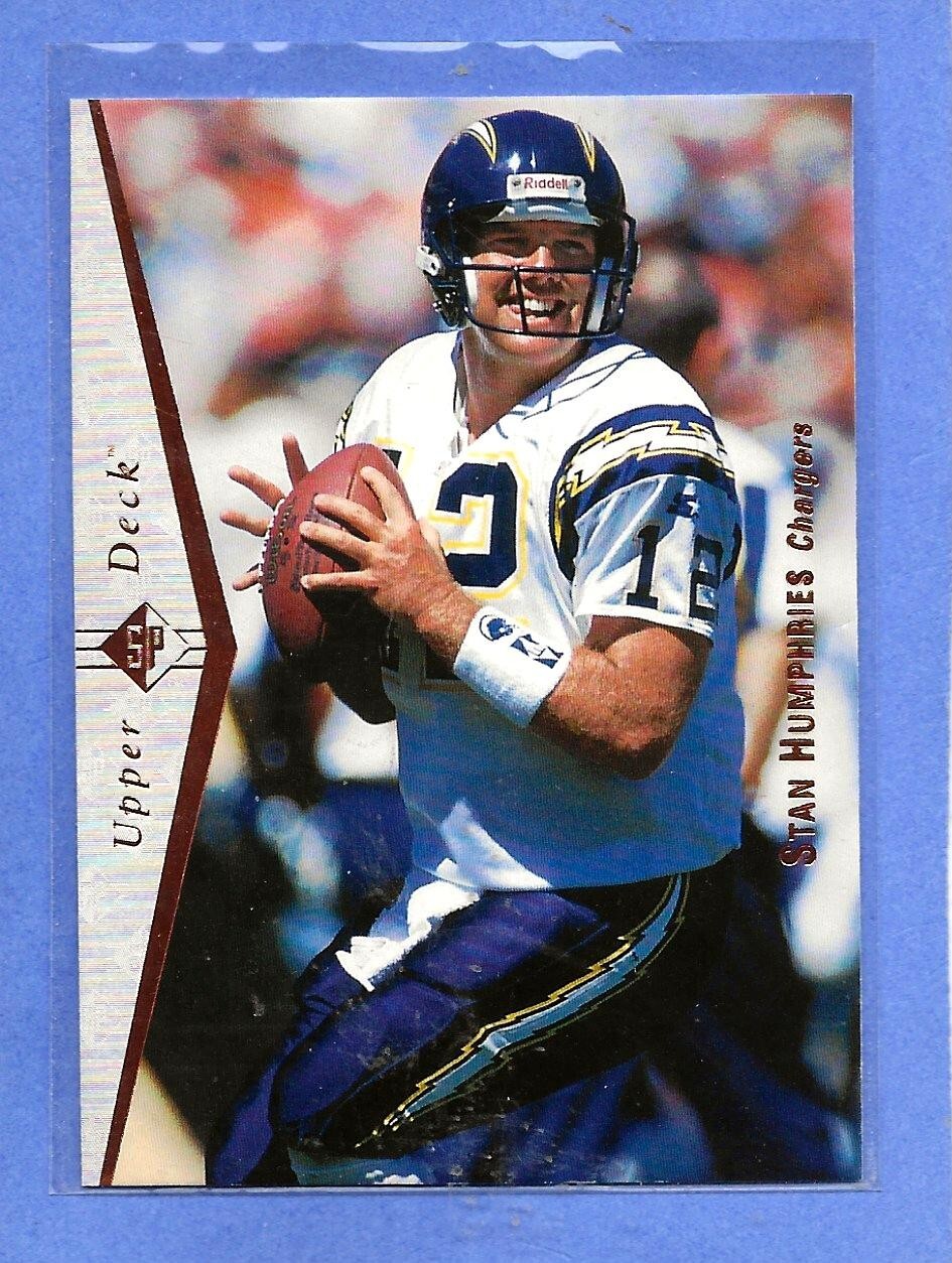 STAN HUMPHRIES - 1995 Upper Deck SP - #191 - Chargers - Comb. Shipping ...