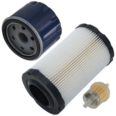 Air Oil Fuel Filter For John Deere X166 X166R X167 X330 Z235 Z255 Z315 ...