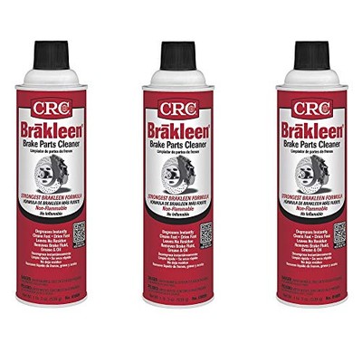 CRC 05089 BRAKLEEN Brake Parts Cleaner - Non-Flammable -19 Wt Oz, 3 ...