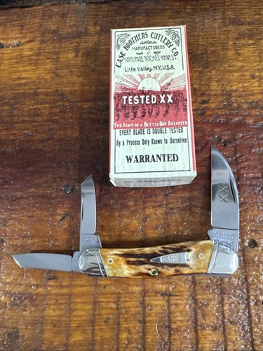 CASE XX STAG 3 BLADE BIG WHITTLER CLASSIC #5355 "SUPER RARE" KNIFE | eBay