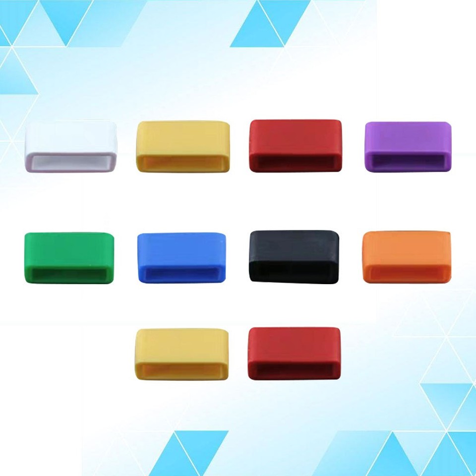 10 Pcs Retainer Rings for Watch Strap Adjustable Smartwatch Band | eBay ...