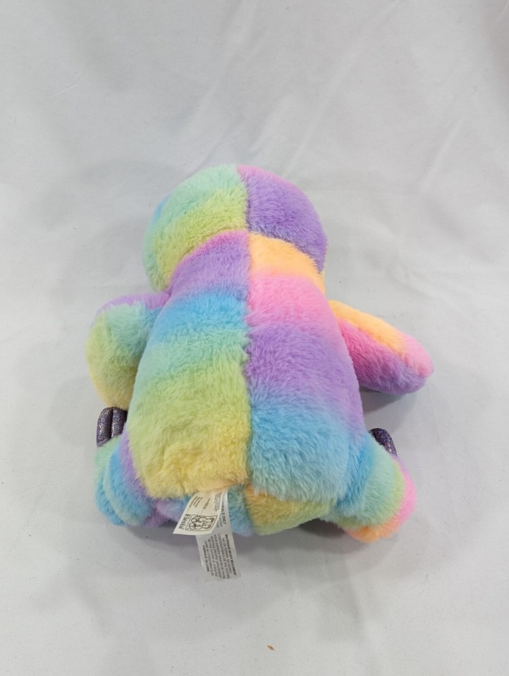 Fiesta Toys Rainbow Sherbet Soft Plush Sloth Stuffed Animal Sparkle ...