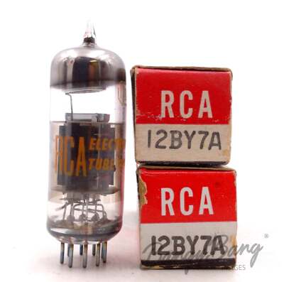 2 RCA 12BY7A/EL180/12BV7/12DQ7 Video Amplifier Output TV Audio Vacuum ...