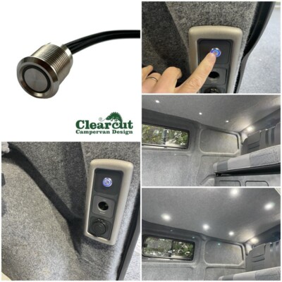 VW T5 Campervan 12v LED Light Switch & Dimmer Motorhome Caravan Light ...
