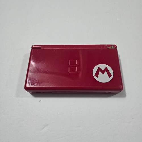 Nintendo DS Lite Mario Red Limited Edition WORKS 100% w/ Charger and ...