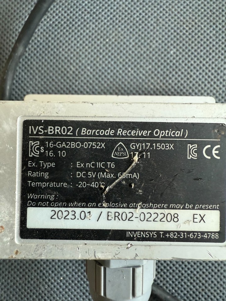INVENSYS IVS-BR02 BARCODE RECEIVER OPTICAL | eBay