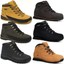 MENS GROUNDWORK LEATHER SAFETY WORK BOOTS STEEL TOE CAP SHOES TRAINER ...