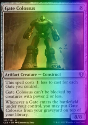 MTG Gate Colossus (315/1062) Commander Legends Battle for Baldur's Gate ...