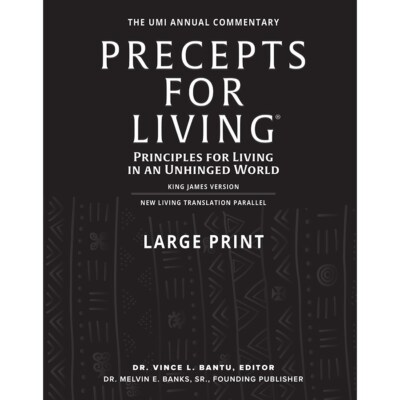 Precepts For Living: The UMI Annual Bible Commentary 2024-2025/Large ...