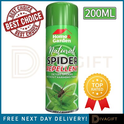SPIDER REPELLENT SPRAY STAIN FREE FRESH MINT ANTI DETERRENT FOR SPIDERS ...