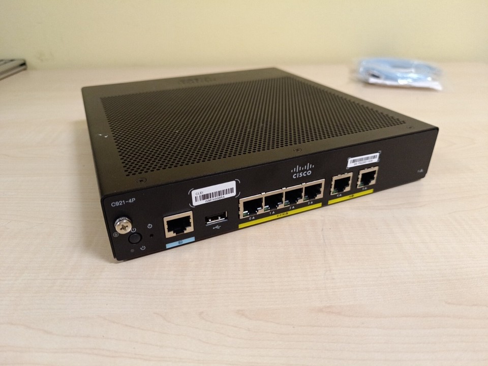 Cisco Isr 900 Series C921-4P V01 Gigabit Ethernet Security Router | eBay