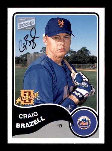 2003 Bazooka - Craig Brazell - On Card Autograph | eBay
