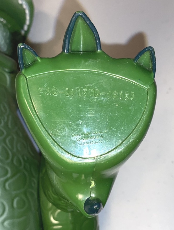 12" Pixar Disney Store Toy Story Talking Rex Deluxe Dinosaur Figure ...