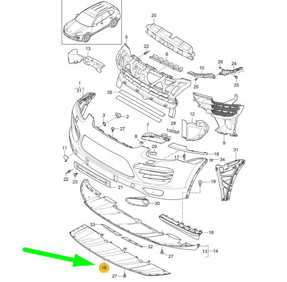 Porsche 95850583300 Genuine OEM Trim Cover for sale online | eBay