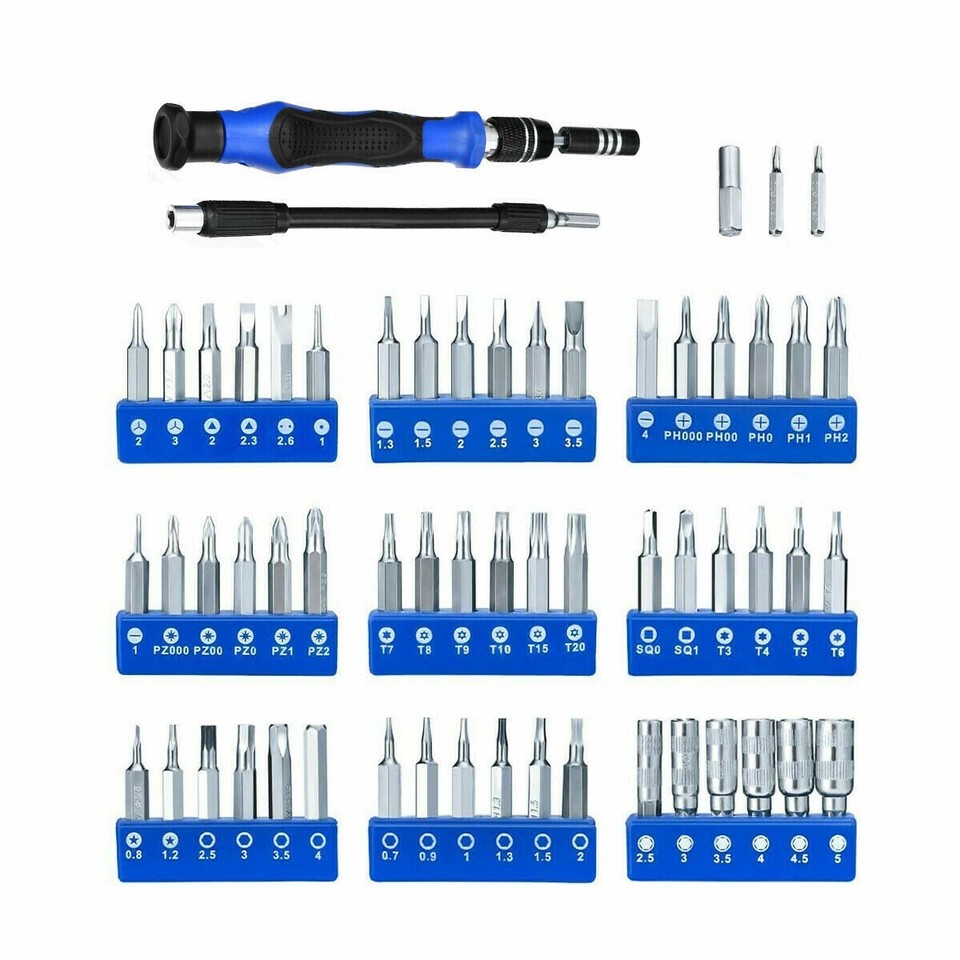 60X Computer Repair Kit Set Tool Laptop PC Precision Screwdriver Torx ...