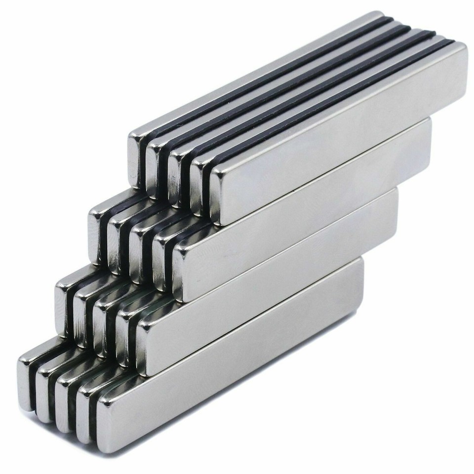 325 N52 Strong Neodymium Magnets Rare Earth Lifting Magnets 60x10x3mm ...