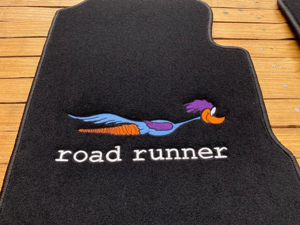 For Road runner Floor Mats Carpet Black Set 4pcs 1968-75 | eBay
