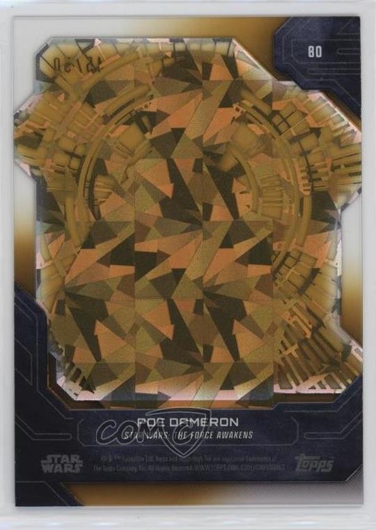 2024 Star Wars High Tek Laser Pattern Gold Diffractor 45/50 Poe Dameron #80 07uj | eBay
