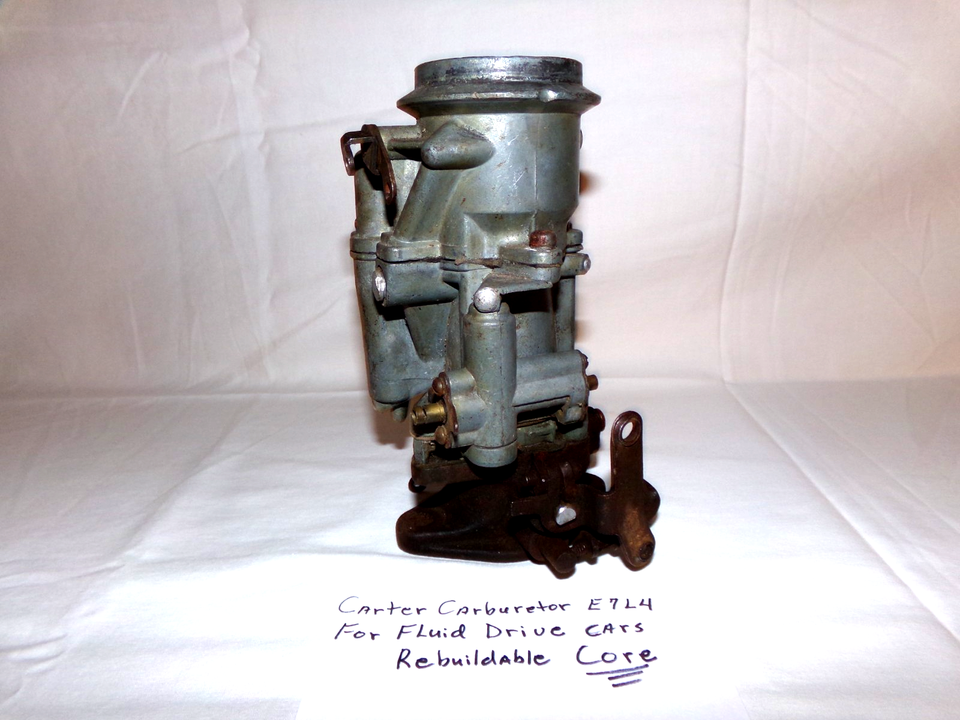 CARTER CARBURATOR- E7L4 FOR CHRYSLER &DESOTO FLUID DRIVE CARS ...