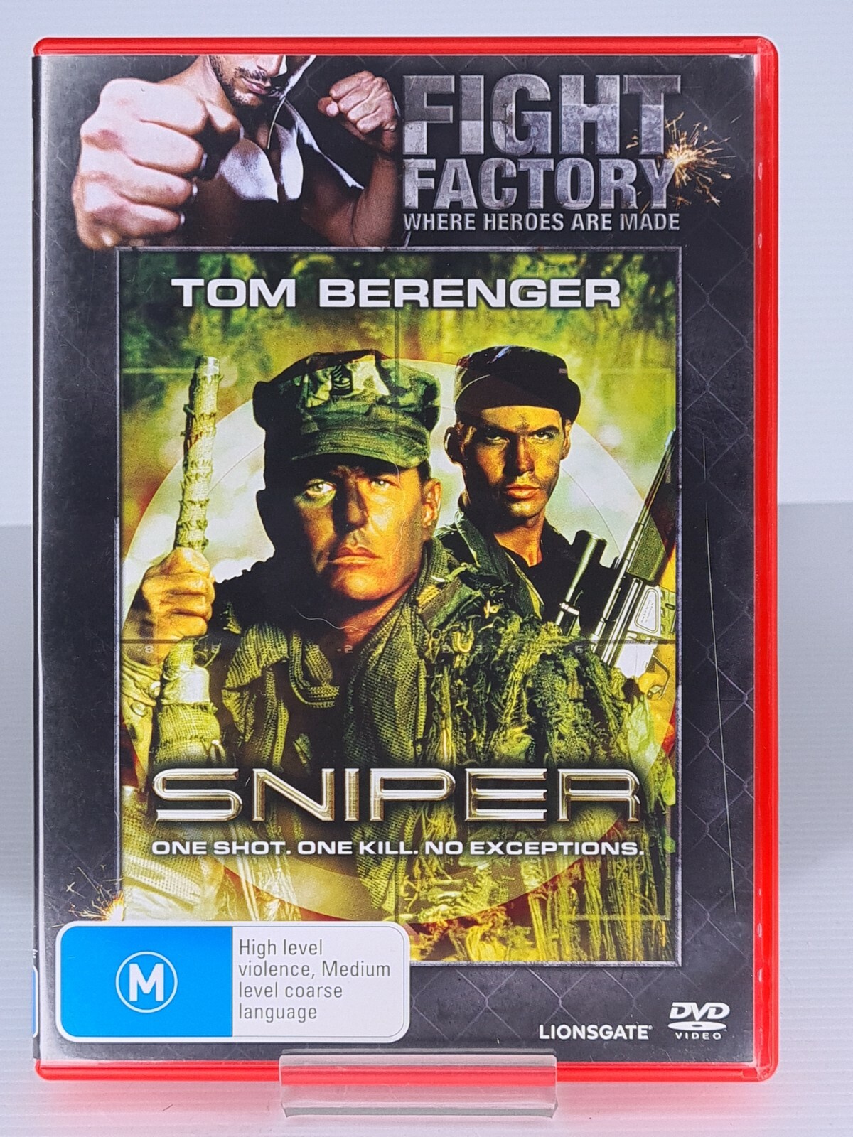 Sniper DVD Tom Berenger Billy Zane Marine Suspense action Aden Young J ...