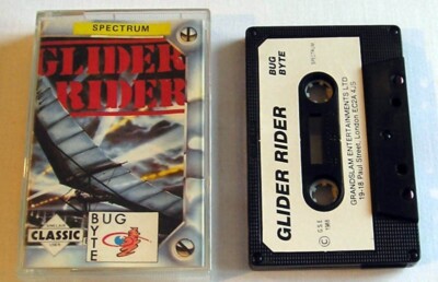 Sinclair ZX Spectrum 48K Game - GLIDER RIDER - Bug Byte - Tested ...
