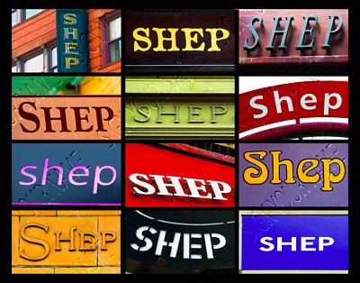 SHEP Name Poster featuring photos of actual signs | eBay