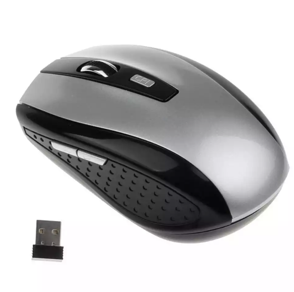 2.4GHz Wireless Optical Mouse Mice & USB Receiver For PC Laptop ...
