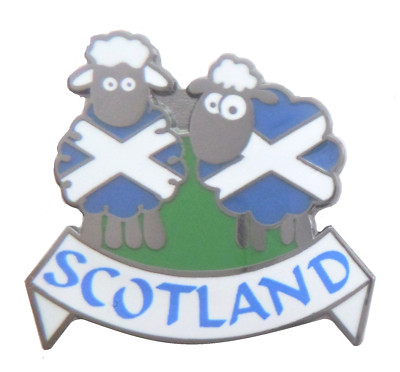 Scotland Patriotic Saltire Sheep Pin Badge | eBay UK