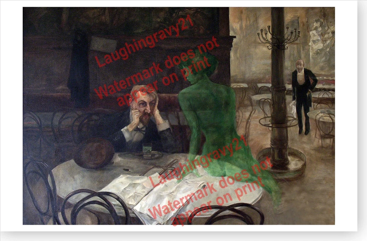 Absinthe Green Fairy Painting