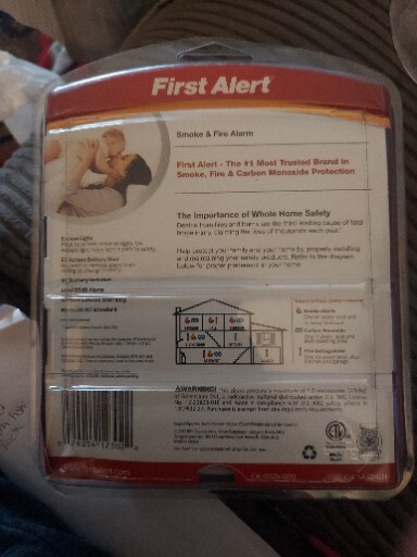 First Alert Light Your Way Smoke & Fire Alarm SA304CN | eBay