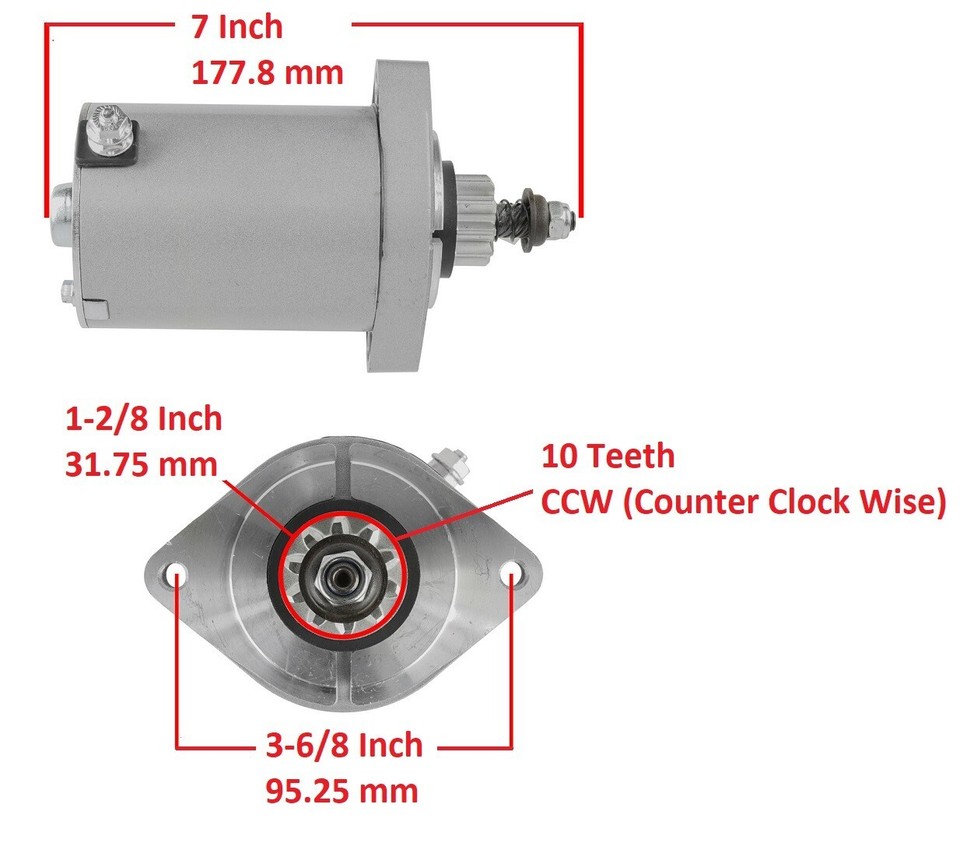 Starter For Kawasaki 21163-0711 21163-0714 21163-0722 21163-0727 21163 ...