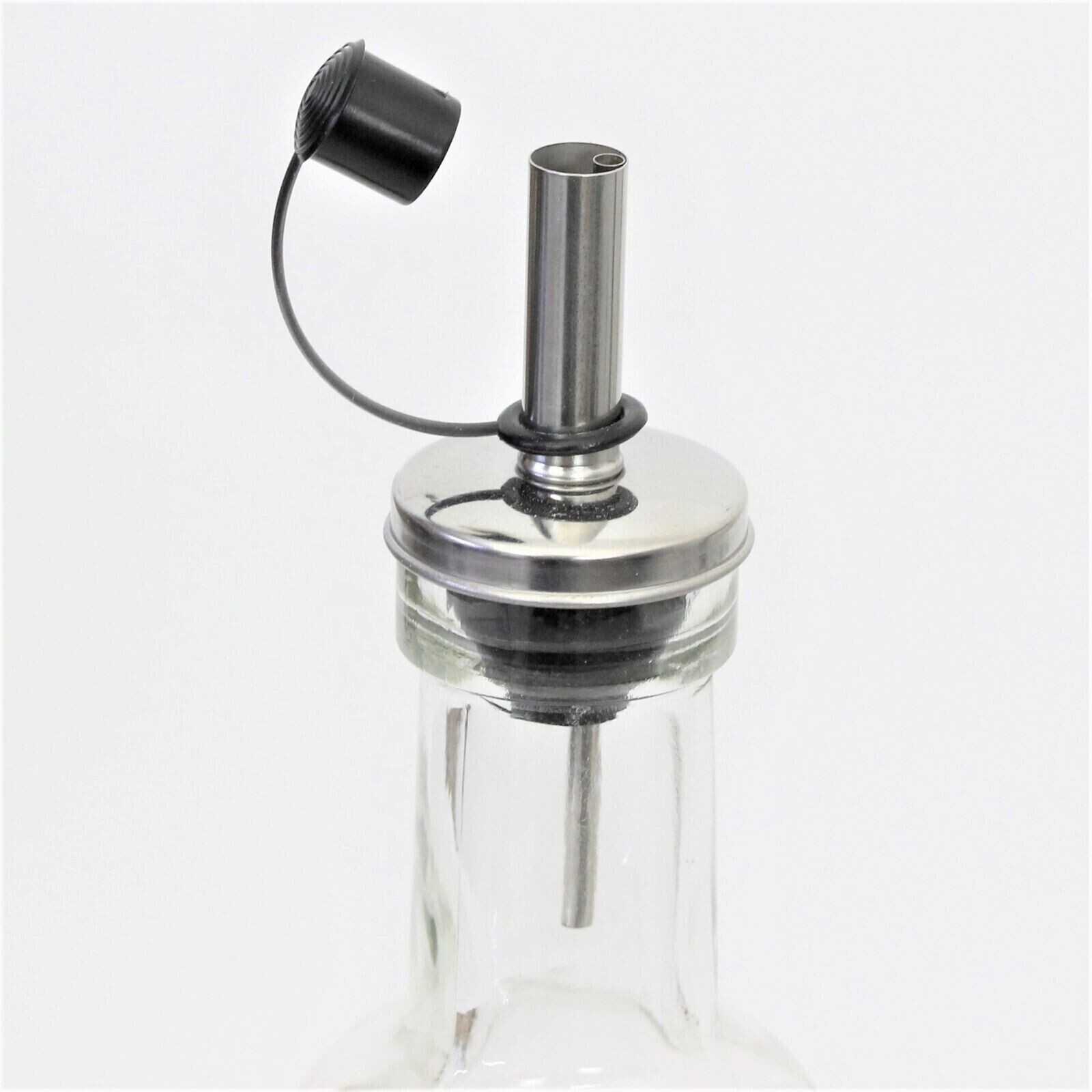Clear Glass Olive Oil Pourer Cooking Dispenser Kitchen Seasoning ...