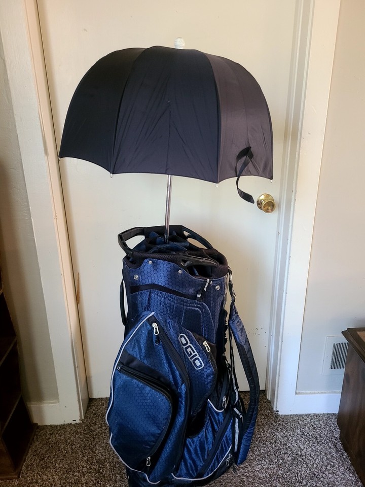 Drizzle Stik Golf Bag Umbrella Club Course Rain Cover Drizzle Stick ...