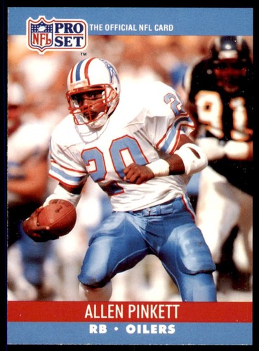 1990 Pro Set Allen Pinkett Houston Oilers #519 | eBay