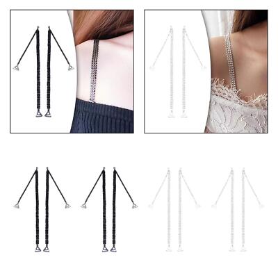 Rhinestone Bra Straps Underwear Straps Metal Hook Adjustable ...