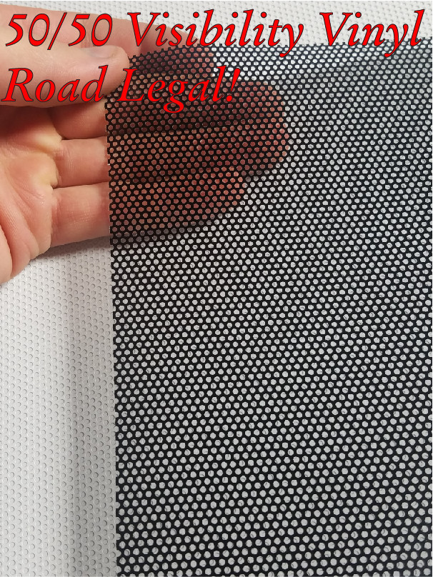 Custom Rear Window Graphic Decals Perforated Full Color Custom | eBay