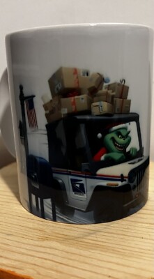 Grinch Mail Man Delivery Drive. Cute Cup | eBay