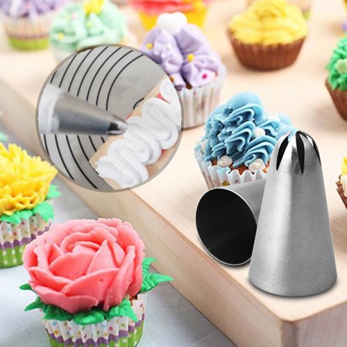 Cherry Blossoms Cake Decorating Icing Piping Nozzles Ice Cream Tool ...