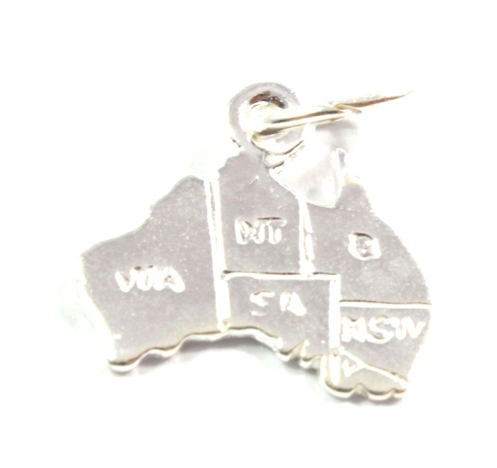 Map Of Australia Charm with Sterling Silver 925 | eBay